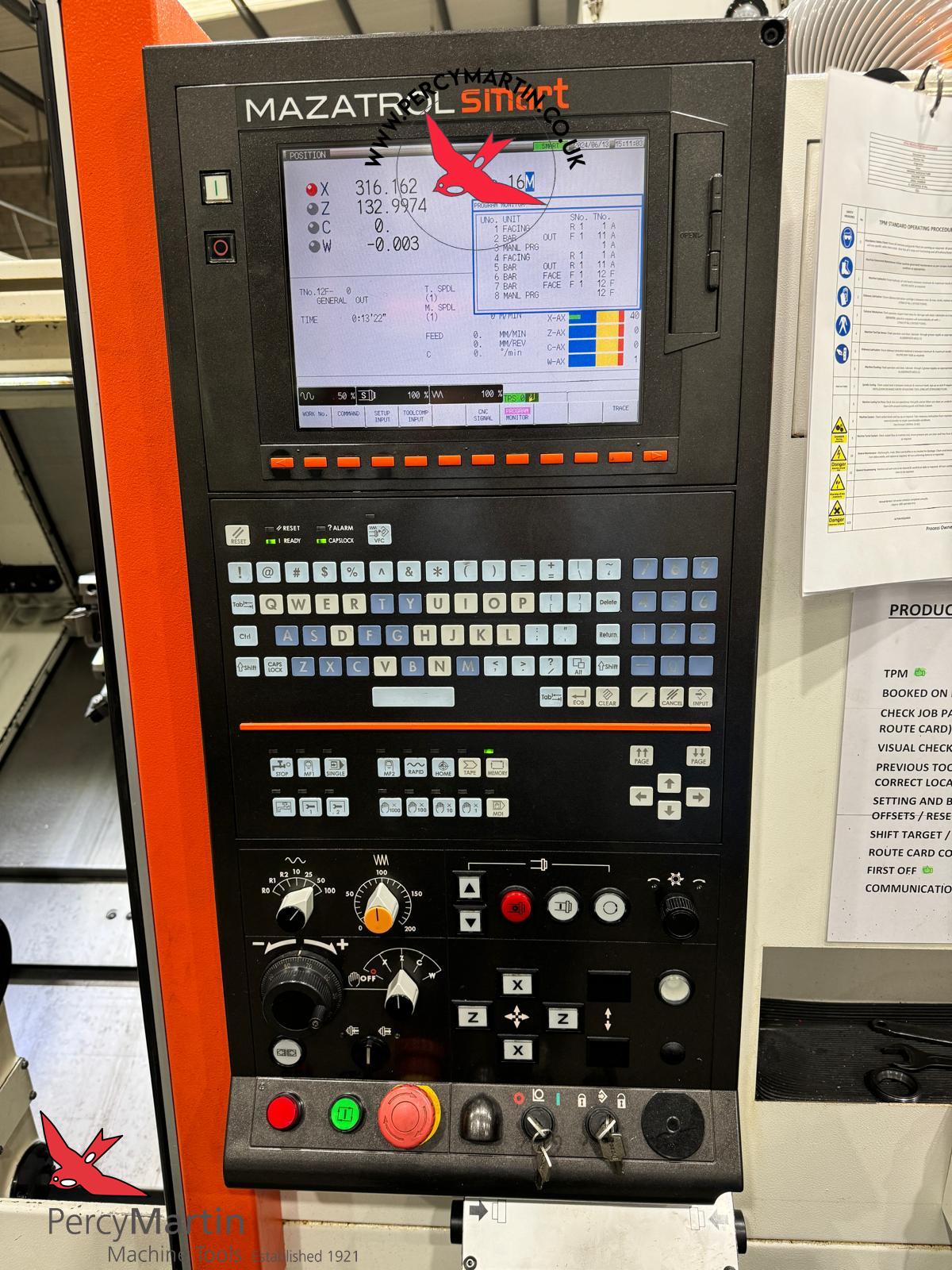 QUICK TURN SMART 250M CNC Lathes with Milling | 2013 | Mazak | Percy Martin