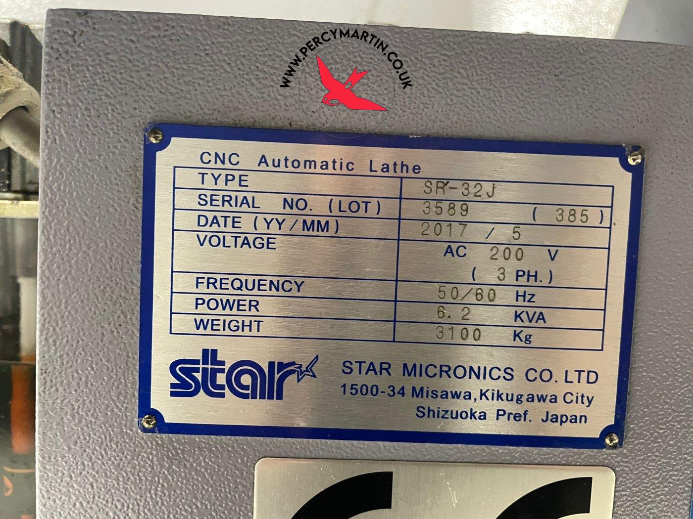 SR-32J CNC Sliding Head Lathes | 2017 | Star | Percy Martin